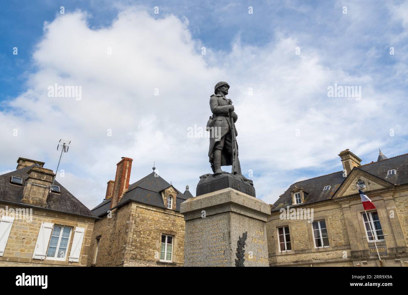 The Monuments aux Morts, French War Memorials, WWI Stock Photo - Alamy