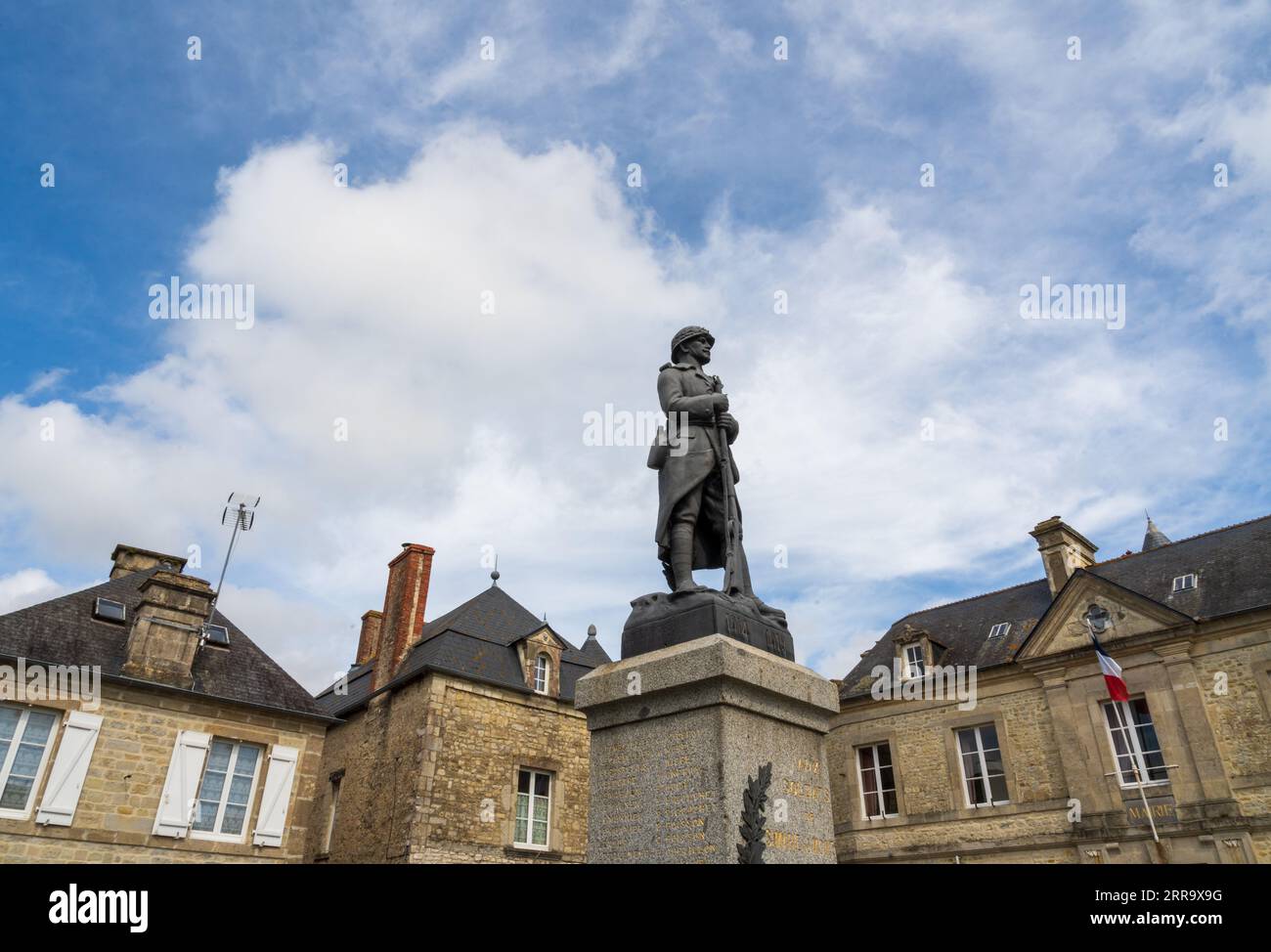 The Monuments aux Morts, French War Memorials, WWI Stock Photo - Alamy