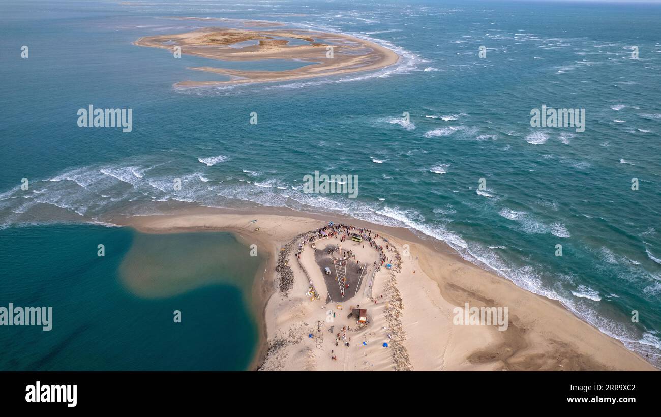 Arichal Munai, a Coastal lookout marking the end point of the Indian ...