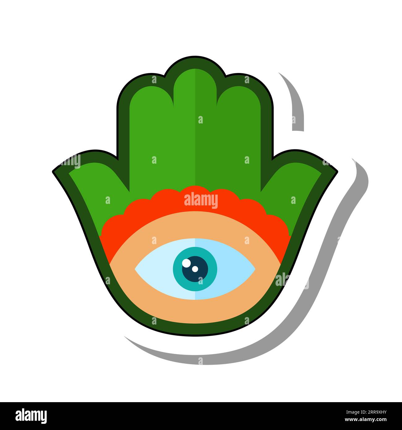 Eyeball in hand Cut Out Stock Images & Pictures - Alamy