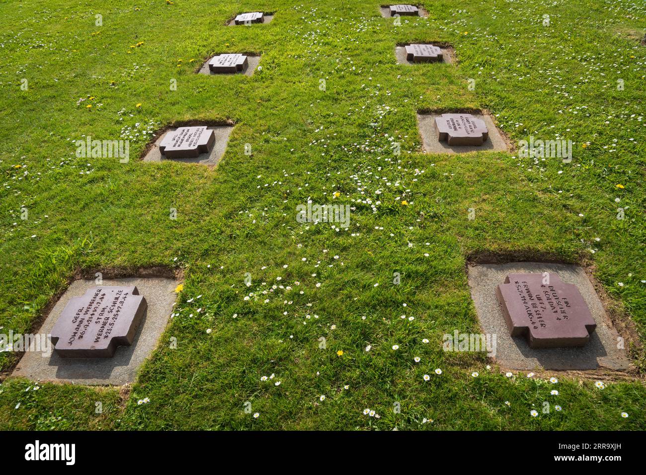 The La Cambe German War Cemetery in France Stock Photo - Alamy