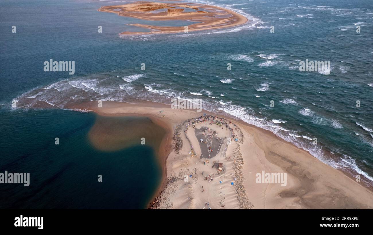 Arichal Munai, a Coastal lookout marking the end point of the Indian ...