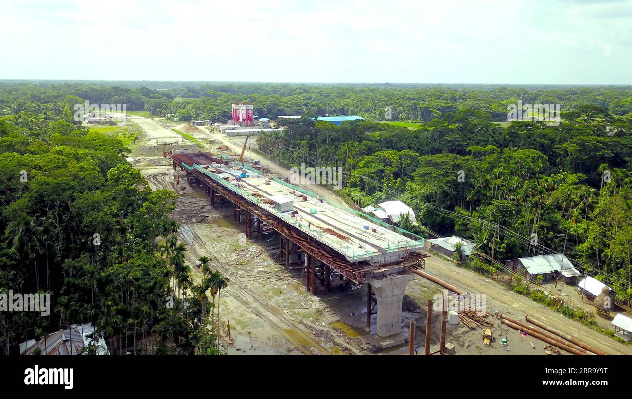 210707 -- PIROJPUR, July 7, 2021 -- Photo shows the 8thBangladesh-China ...