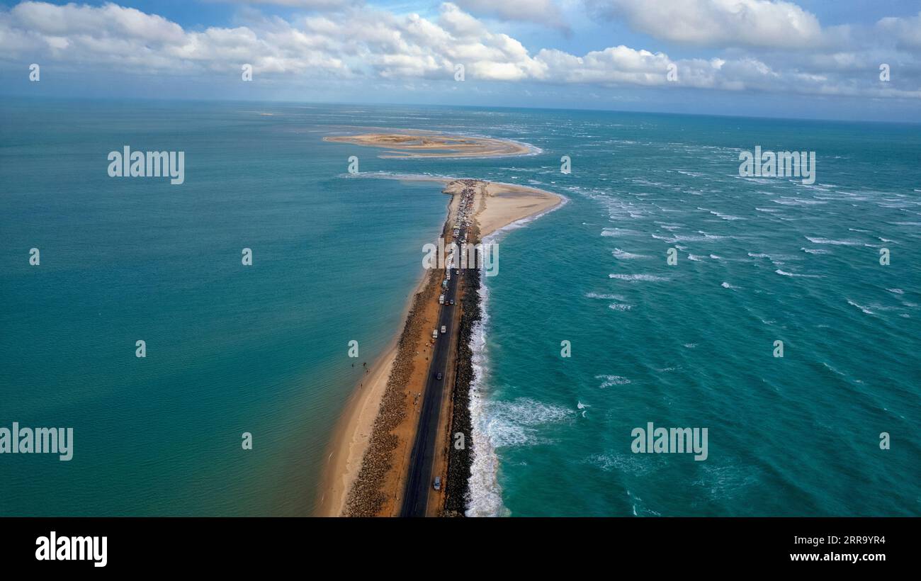 Arichal Munai, a Coastal lookout marking the end point of the Indian ...