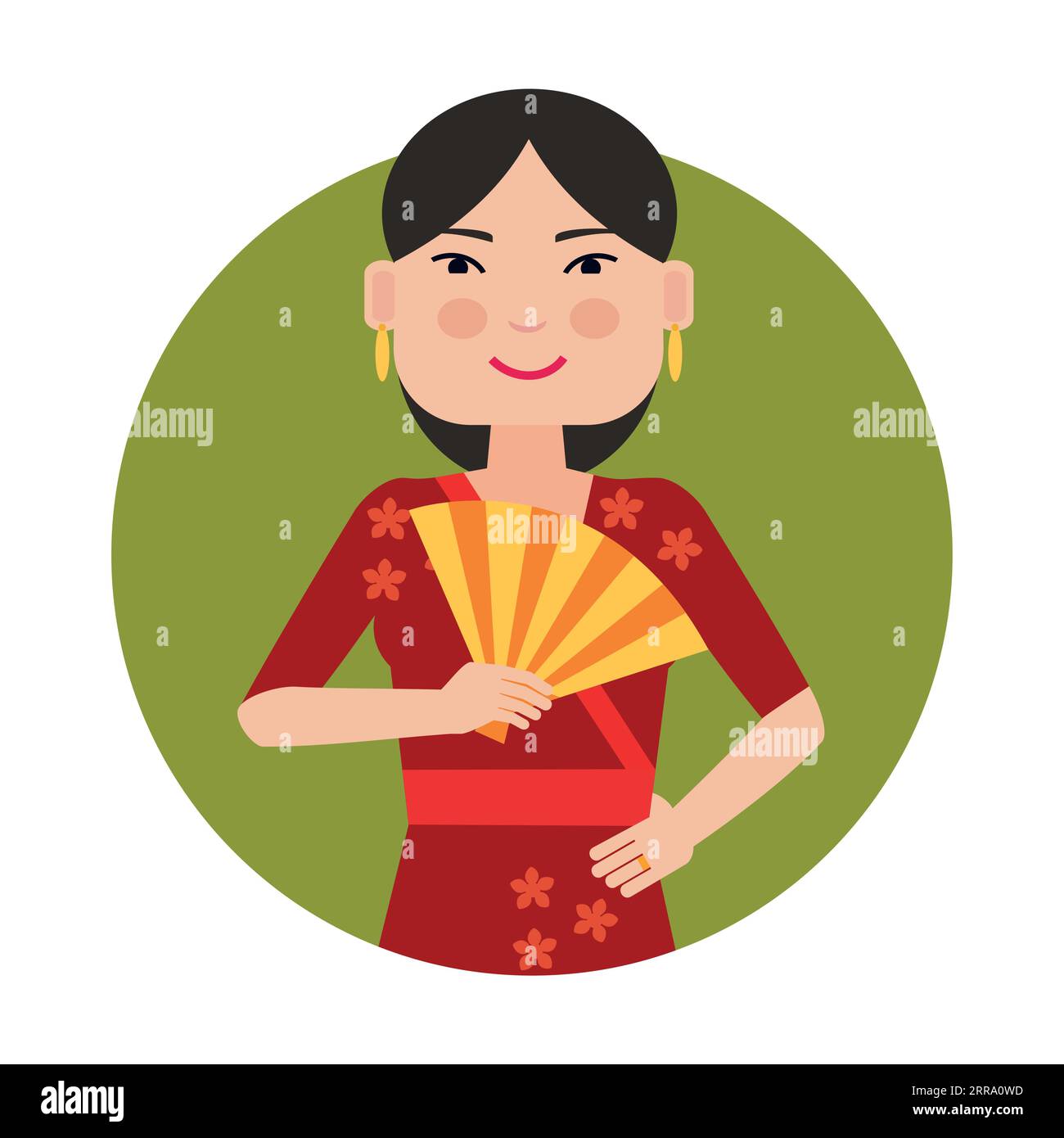 Covering of fan Stock Vector Images - Alamy