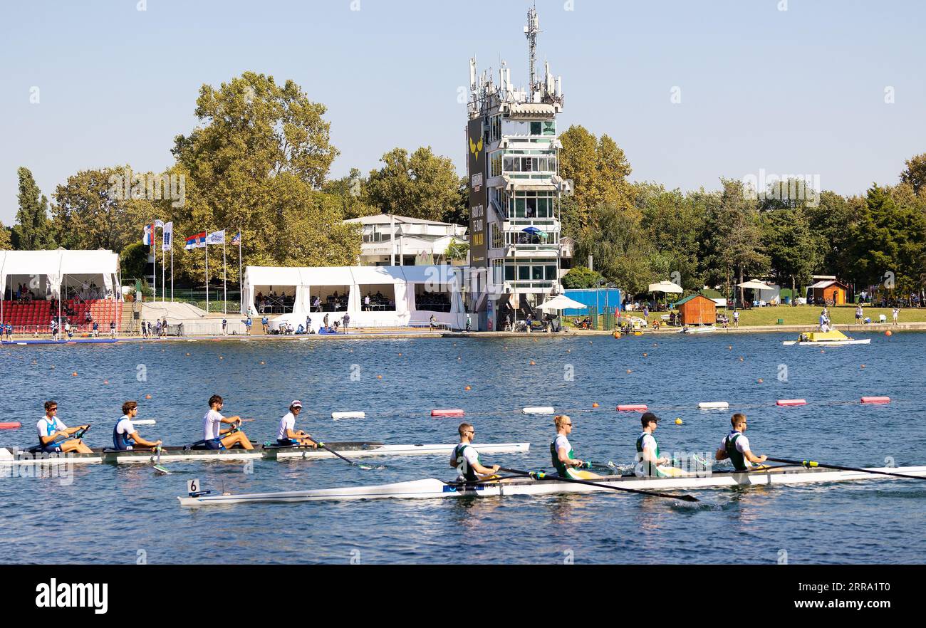 BELGRADE - The Ada Ciganlija rowing course of the World Rowing ...