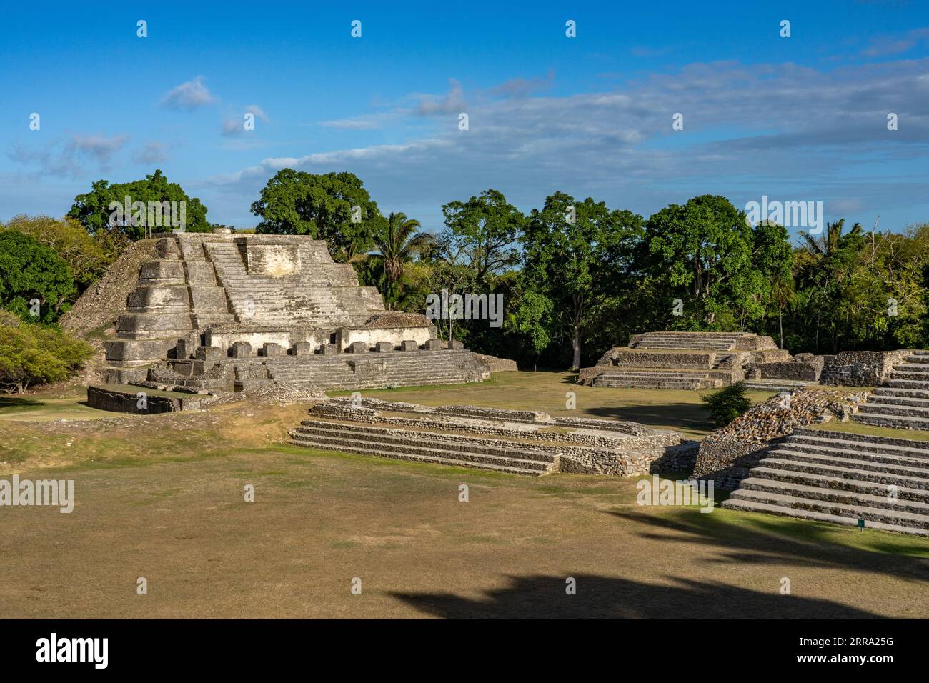 L-R: Temple of the Masonry Pillars, Structure A4, Structures B6 & B5 ...