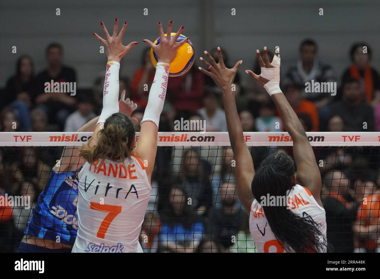 ISTANBUL, TURKIYE - JANUARY 14, 2023: Hande Baladin and Sinead Jack ...