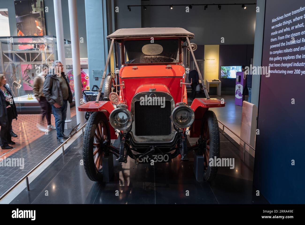 Argyll Flying Fifteen motor car SR 390, 1910 on display in National ...