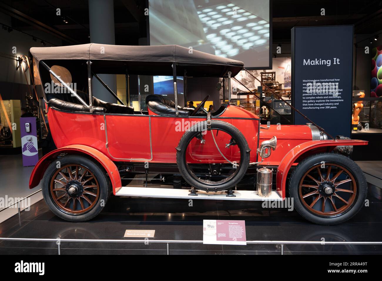 Argyll Flying Fifteen motor car SR 390, 1910 on display in National ...