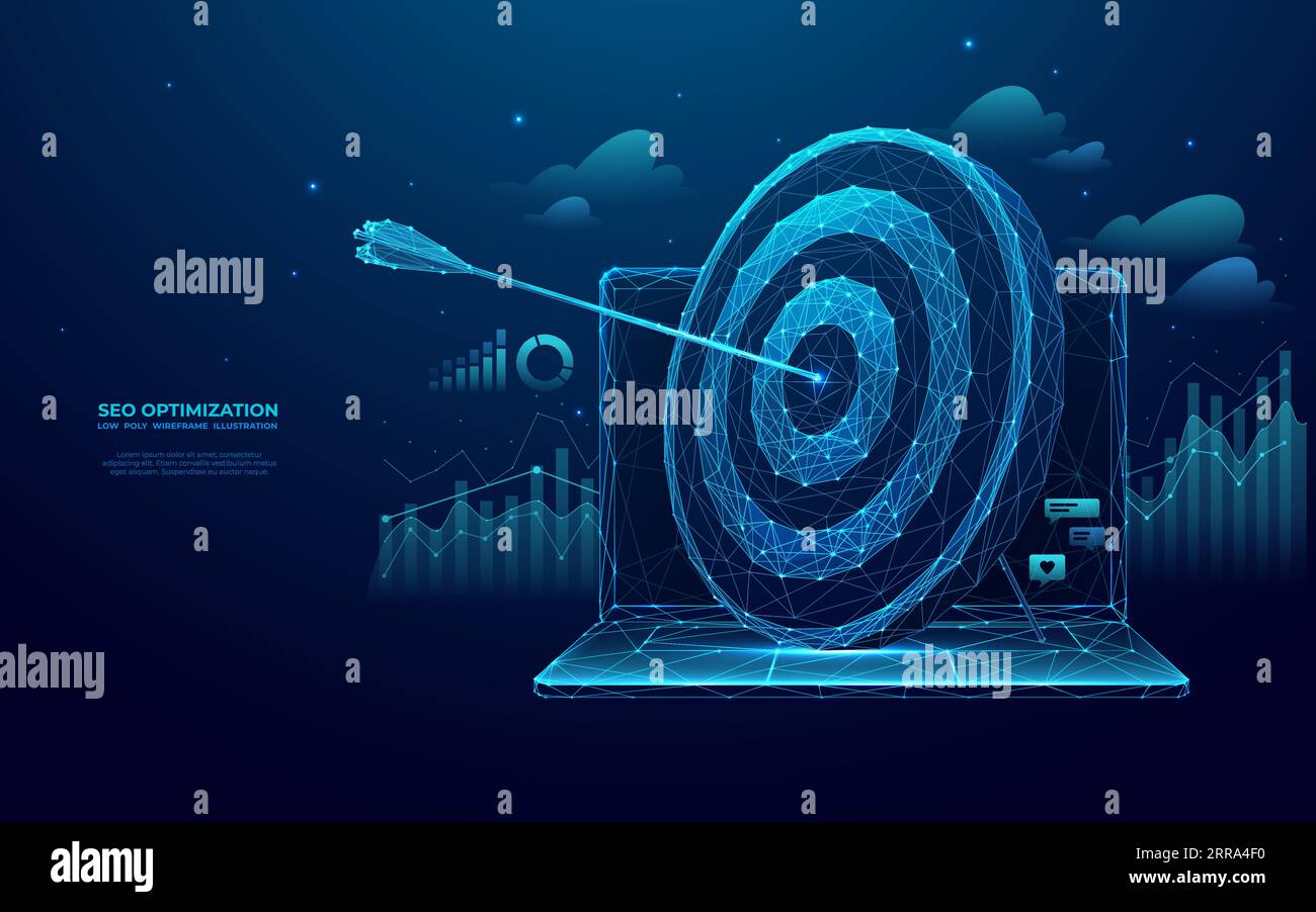 Website analytics on screen digital Stock Vector Images - Alamy