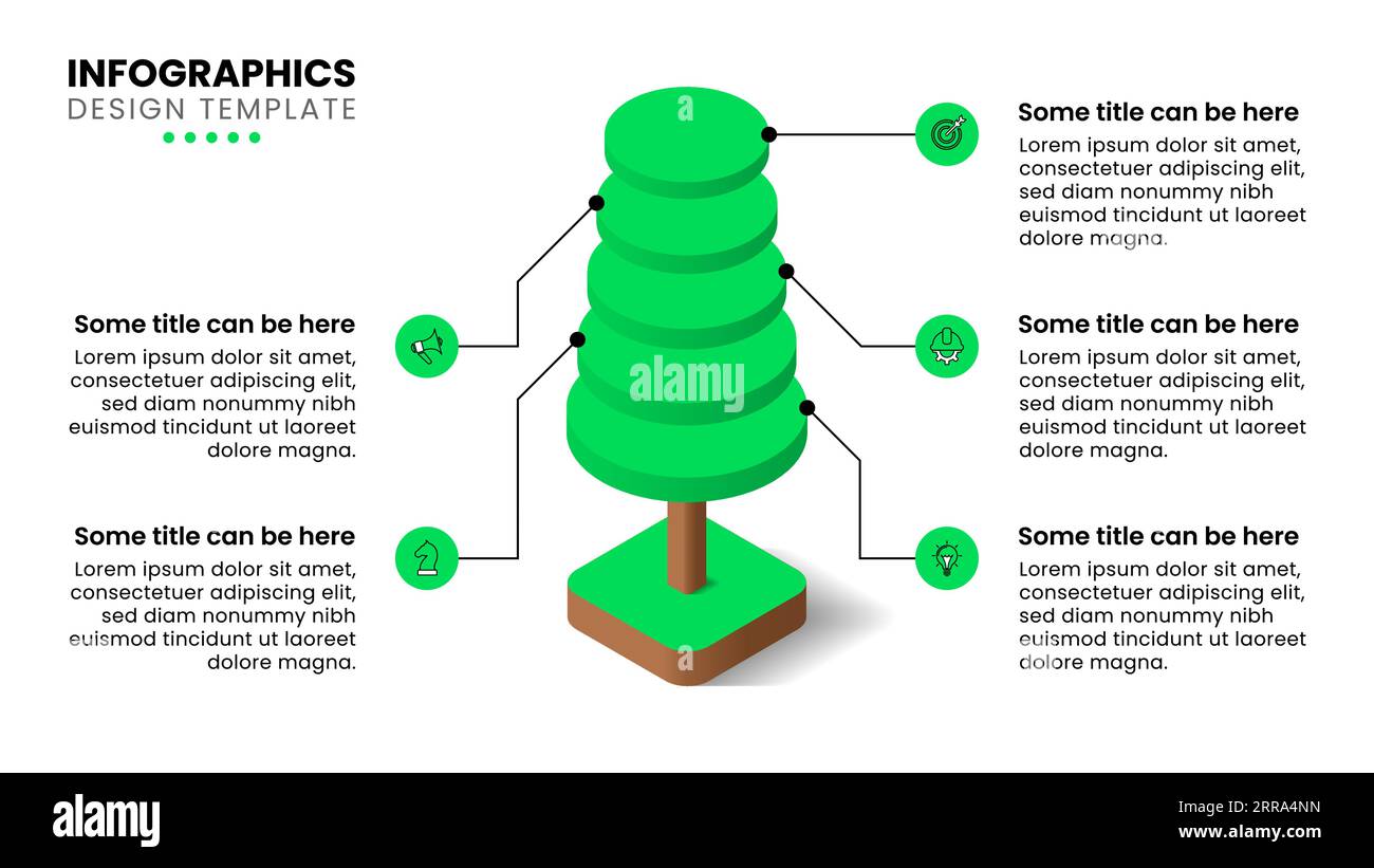 Infographic template with icons and 5 options or steps. Abstract ...