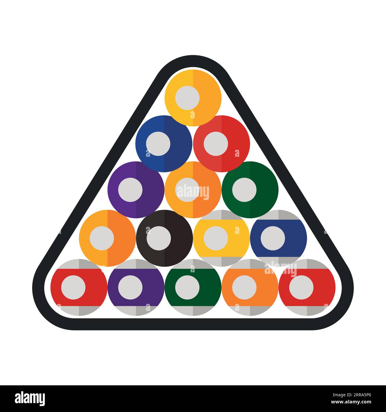 Snooker triangle Stock Vector Images - Alamy