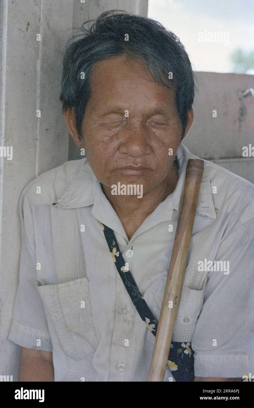 Homeless blind man on the streets of Saigon in Vietnam Stock Photo - Alamy