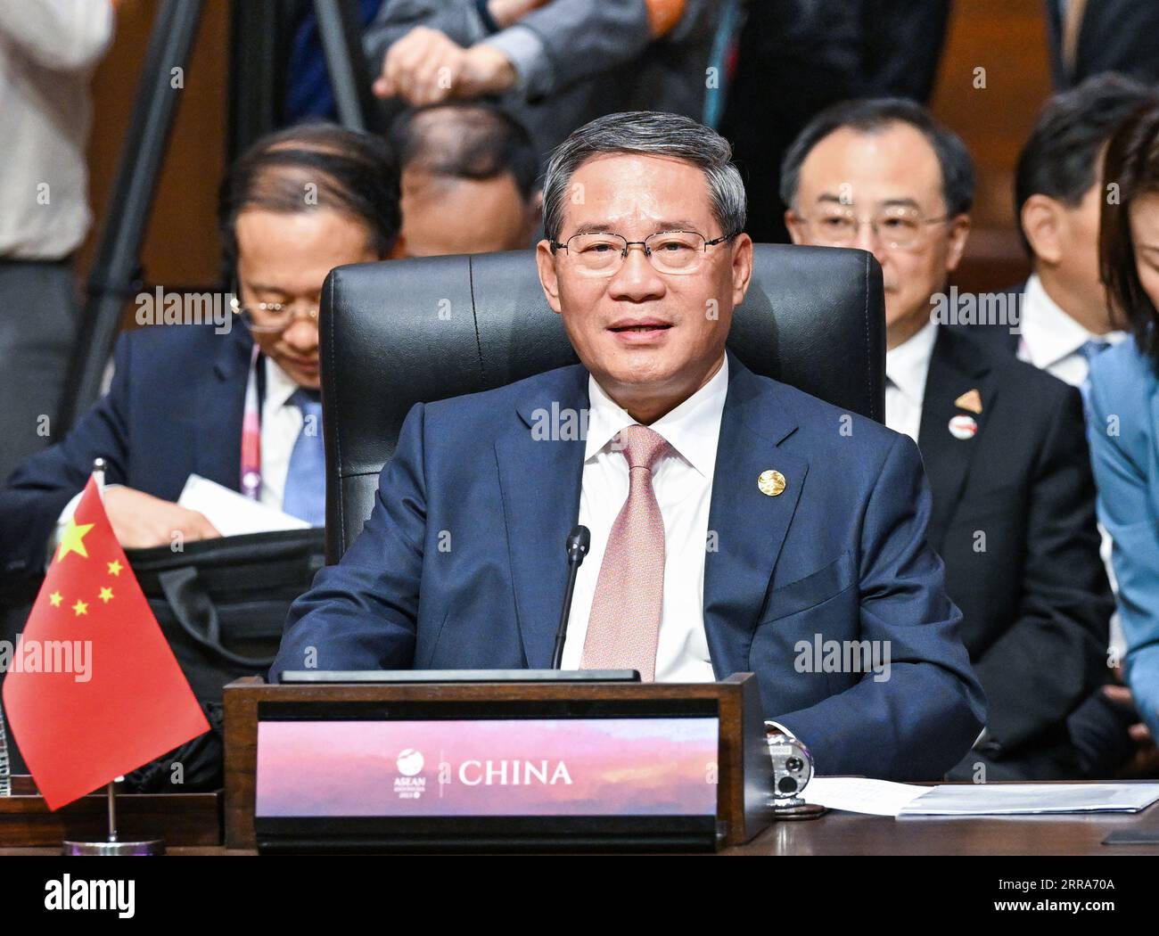 Jakarta, Indonesia. 7th Sep, 2023. Chinese Premier Li Qiang attends the ...