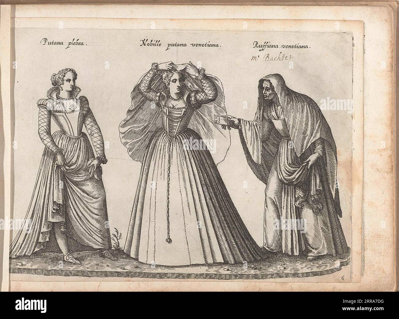 Book illustrating costumes clothing of people from around Italy in 1585 ...