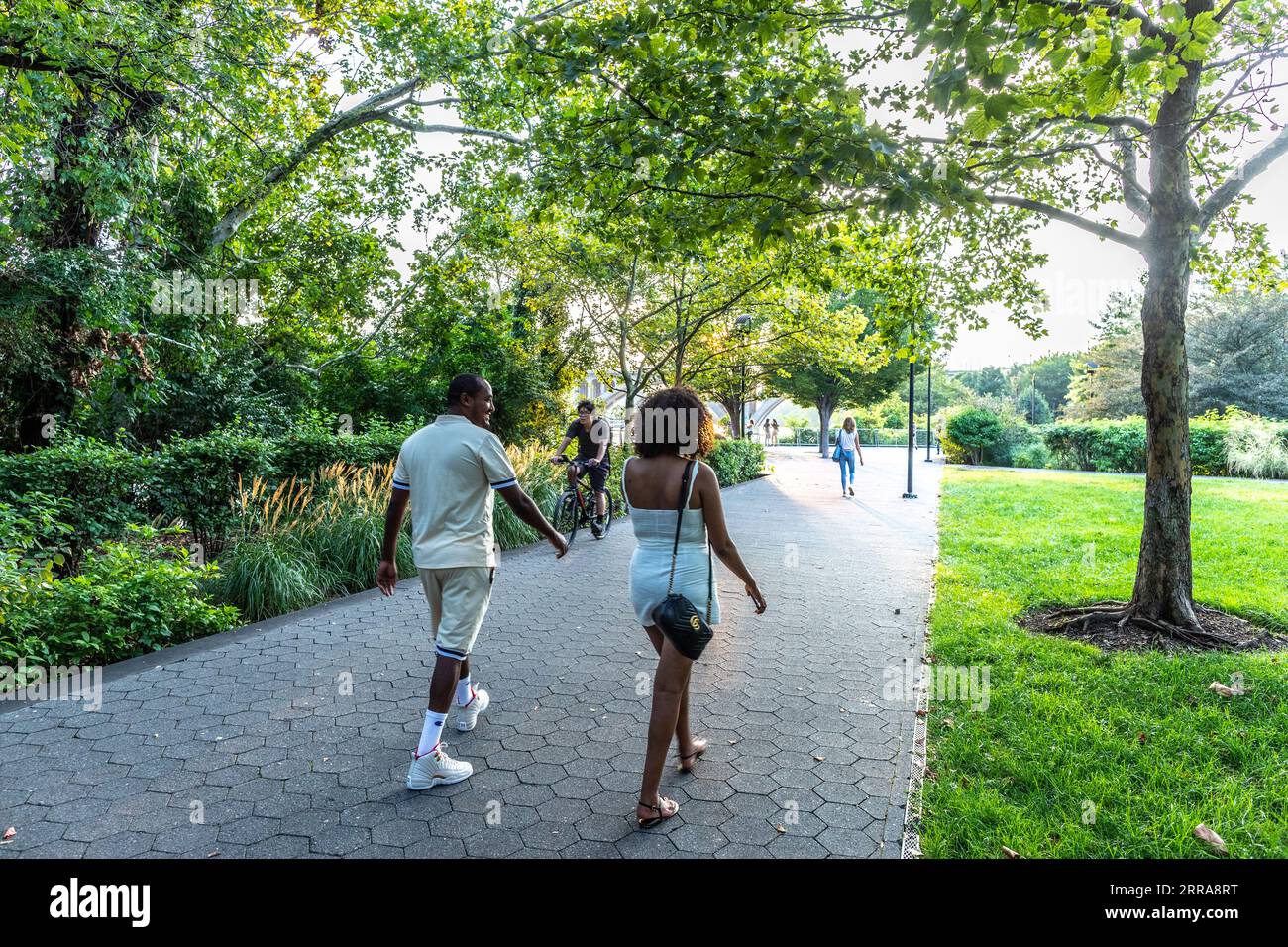 The Riverside Walk in Georgetown Washington DC USA Stock Photo - Alamy