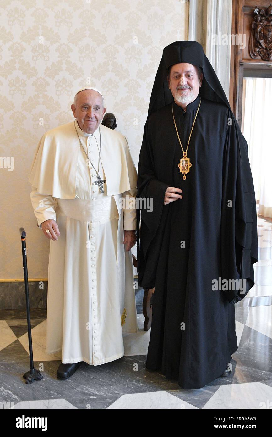 the Vatican. September 7, 2023, Pope Francis meets his Eminence ...