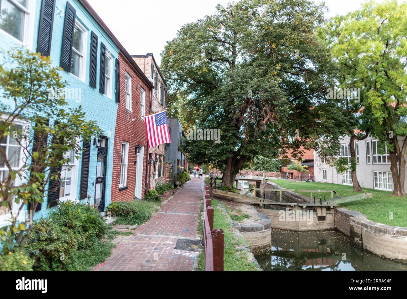 Traditional Architecture in Georgetown Washington DC USA Stock Photo ...
