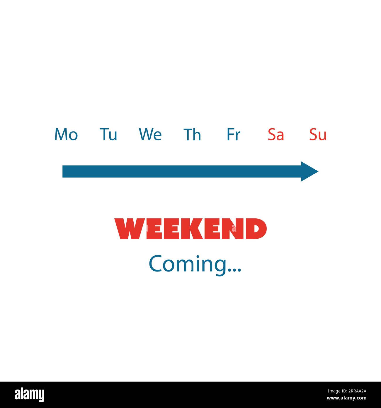Weekend Coming Soon - Vector Illustration Stock Vector Image & Art - Alamy