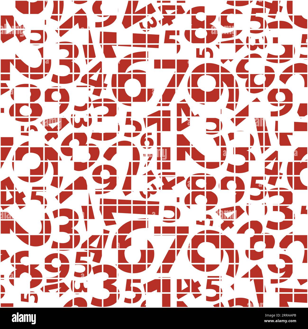 Maroon numbers Stock Vector Images - Alamy