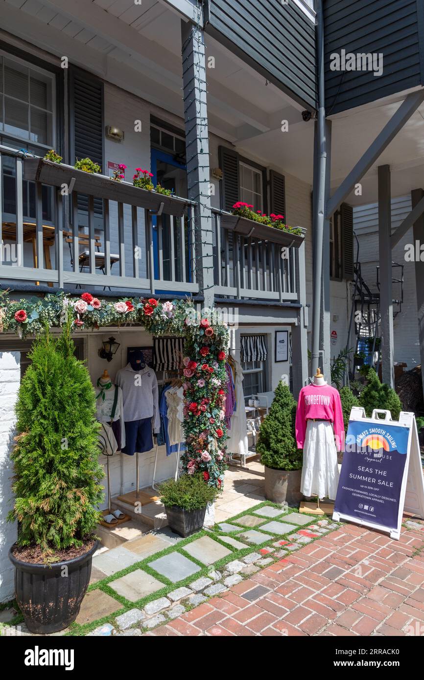 Traditional Architecture in Georgetown Washington DC USA Stock Photo ...