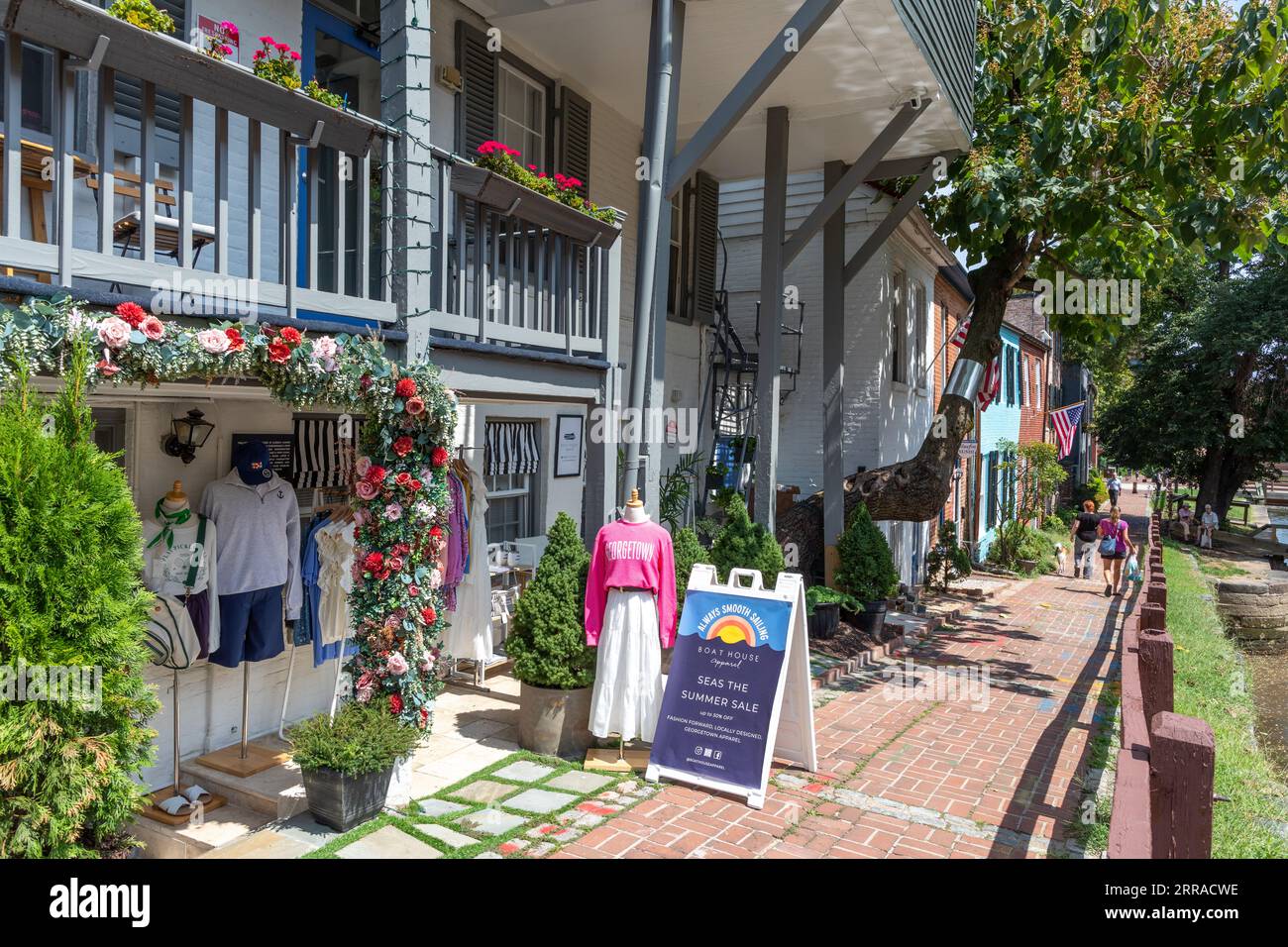 Traditional Architecture in Georgetown Washington DC USA Stock Photo ...