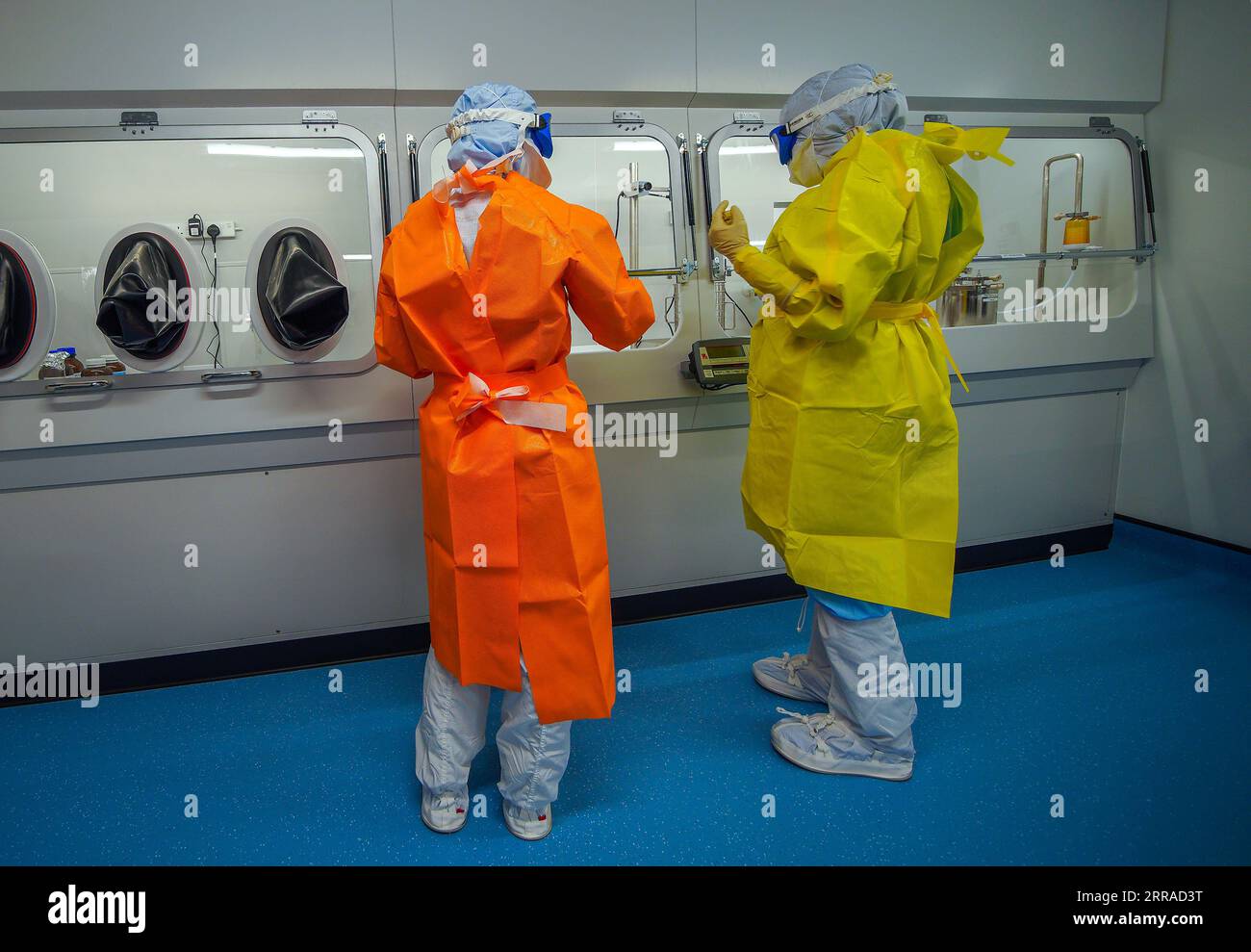 GENERIC STOCK... Staff work inside the AstraZeneca Laboratory in ...