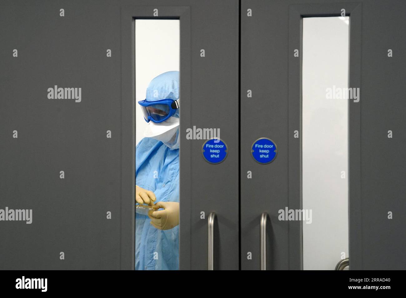 GENERIC STOCK... Staff work inside the AstraZeneca Laboratory in ...