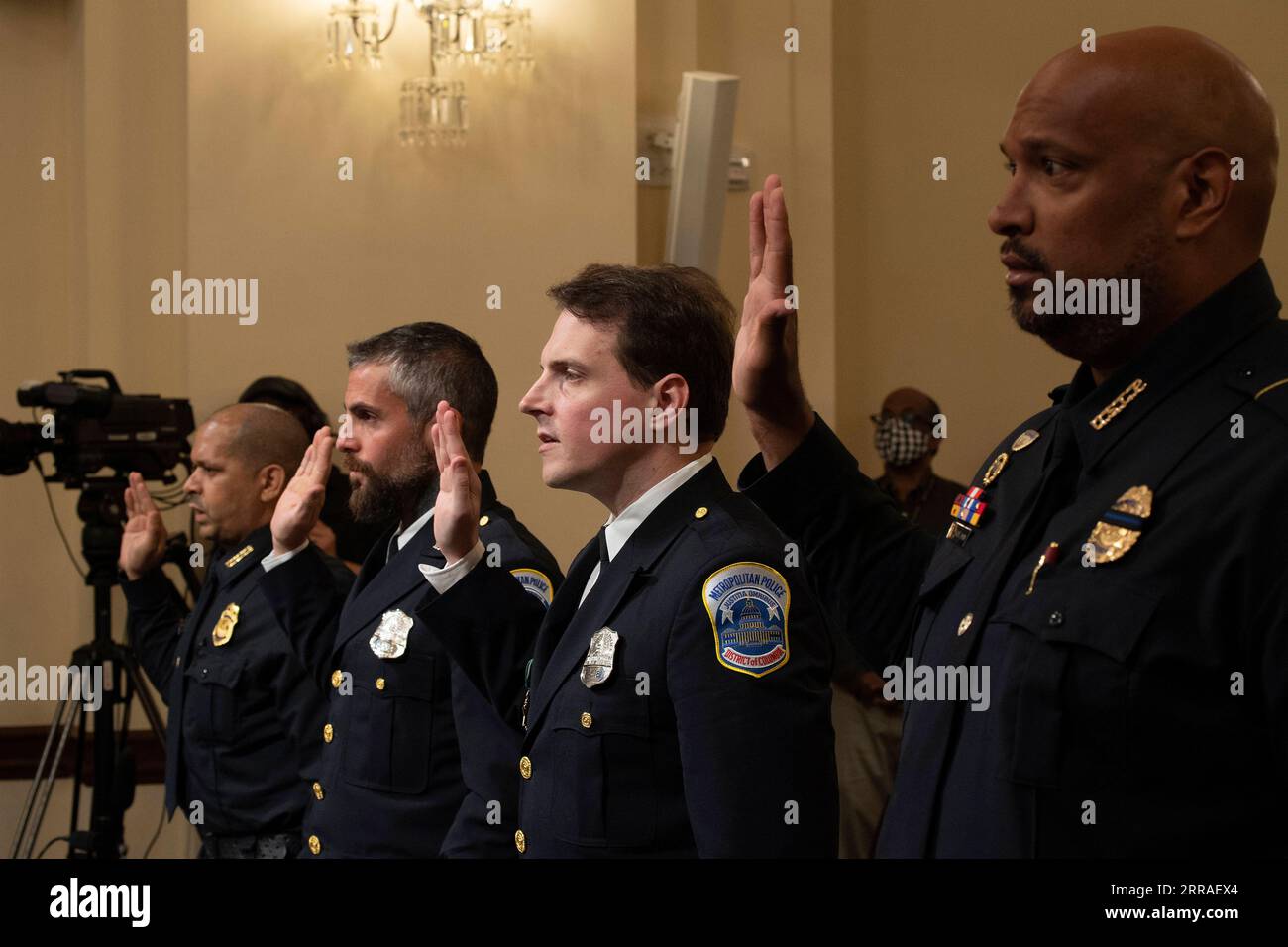 210727 -- WASHINGTON, July 27, 2021 -- U.S. Capitol Police officer ...