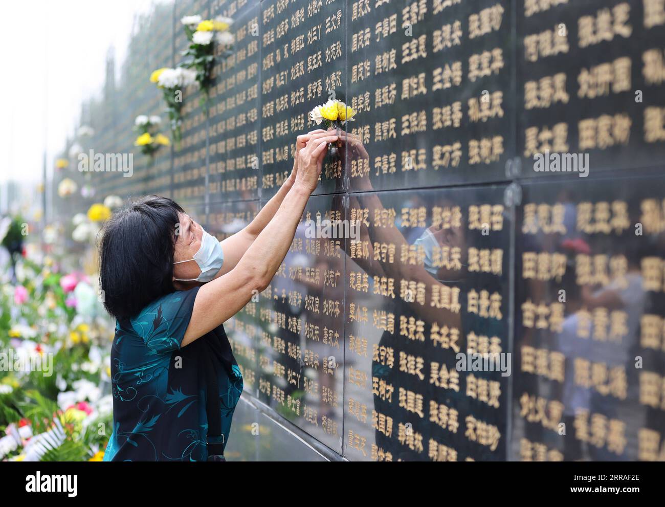Woman destroying flowers hi-res stock photography and images - Alamy