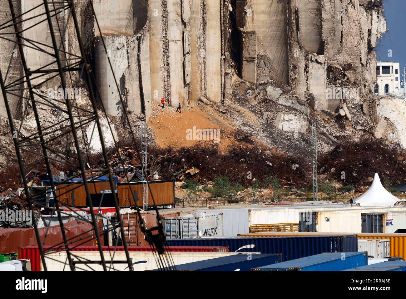 Beirut port to rebuild hi-res stock photography and images - Alamy