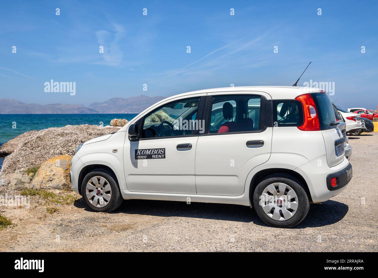 Kos, Greece - May 8, 2023: Fiat Panda car parked on the seafront in ...