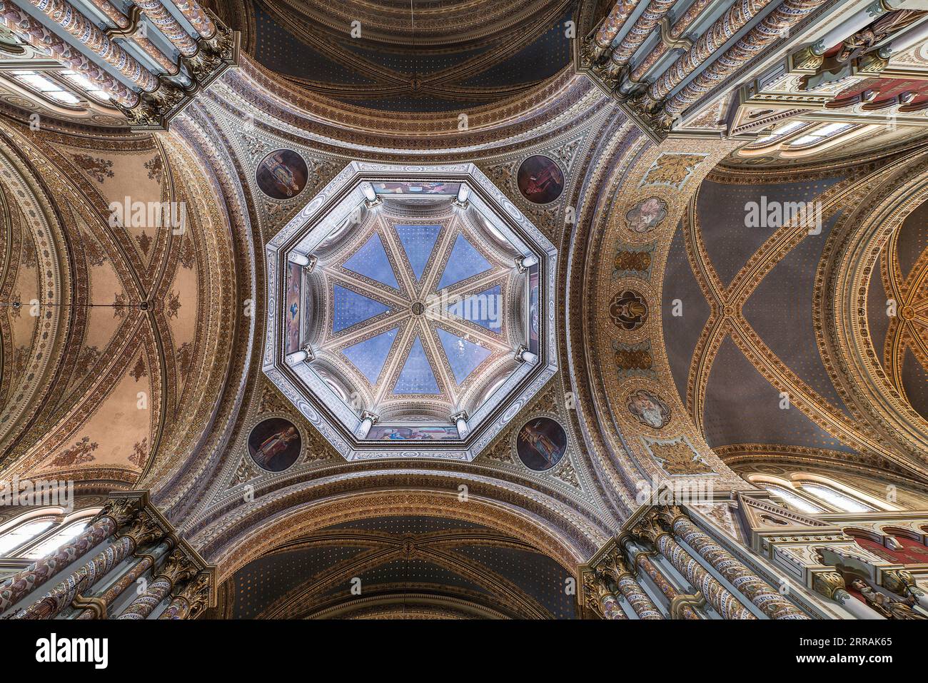 roof of a cathedral in romania Stock Photo - Alamy