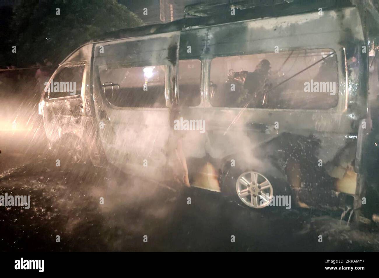 Van explosion hi-res stock photography and images - Alamy
