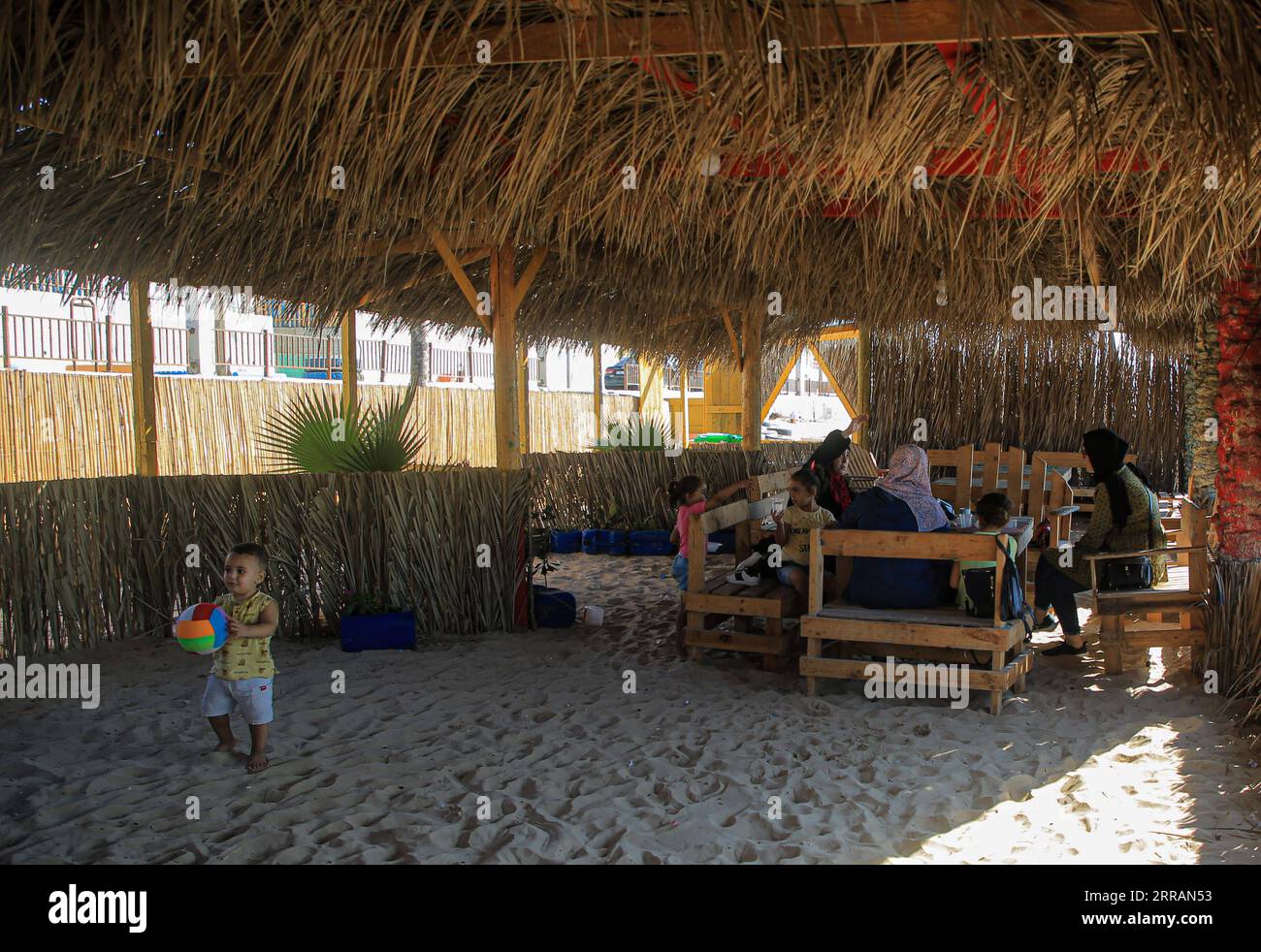 Gaza beach café hi-res stock photography and images - Alamy
