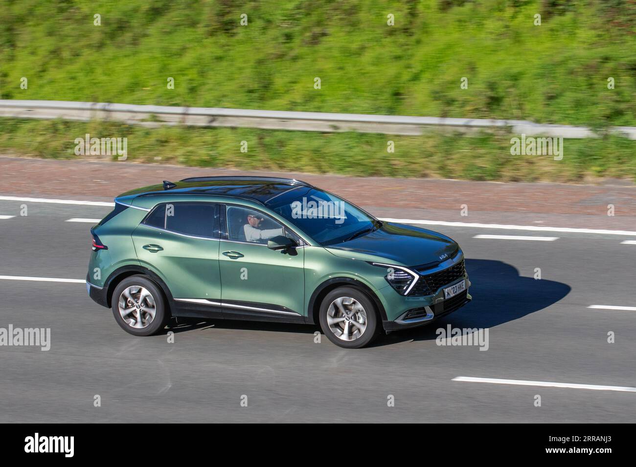 2023 Experience Green Sportage 4 ISG HEV Auto, Automatic SUV Stock Photo - Alamy
