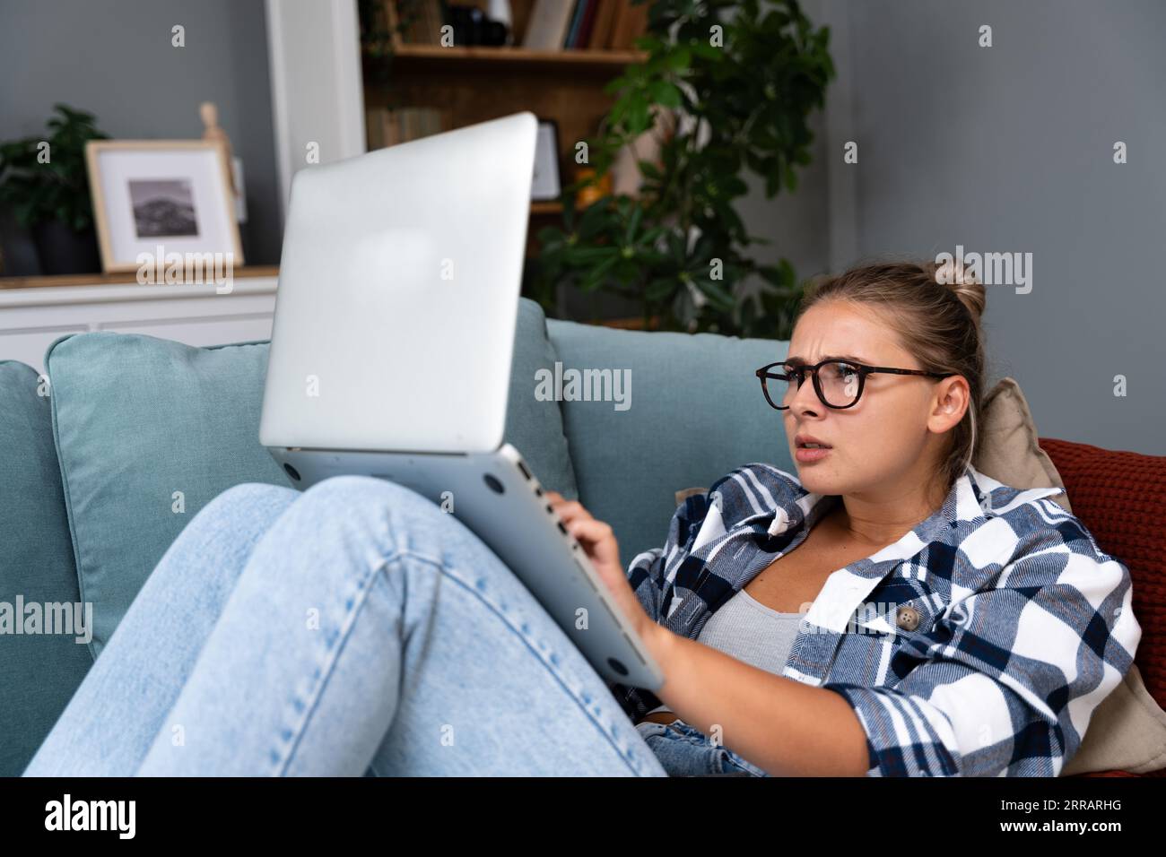 Sofa room mess hi-res stock photography and images - Alamy