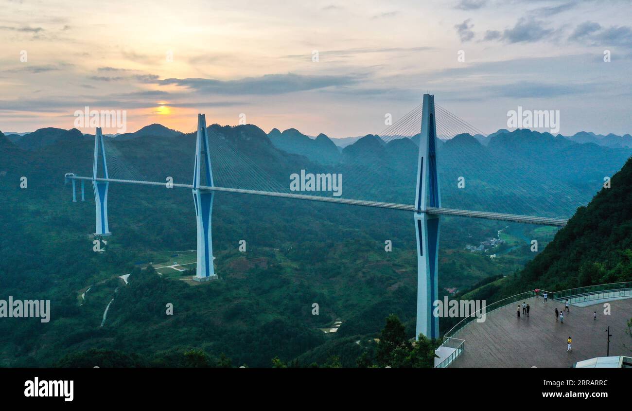 210815 -- GUIYANG, Aug. 15, 2021 -- Aerial photo taken on Aug. 9, 2021 ...