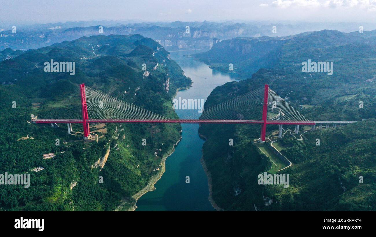 210815 -- GUIYANG, Aug. 15, 2021 -- Aerial photo taken on July 23, 2021 ...