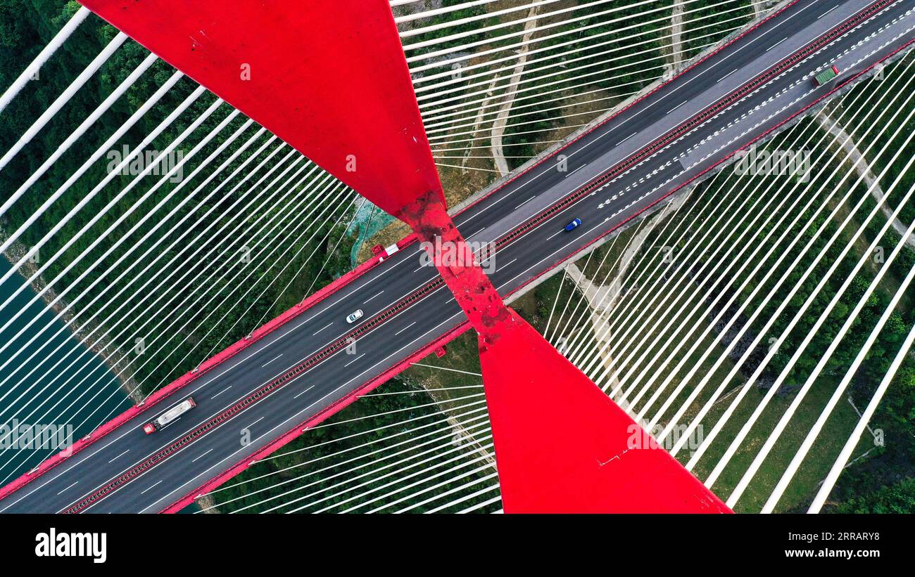 210815 -- GUIYANG, Aug. 15, 2021 -- Aerial photo taken on July 23, 2021 ...