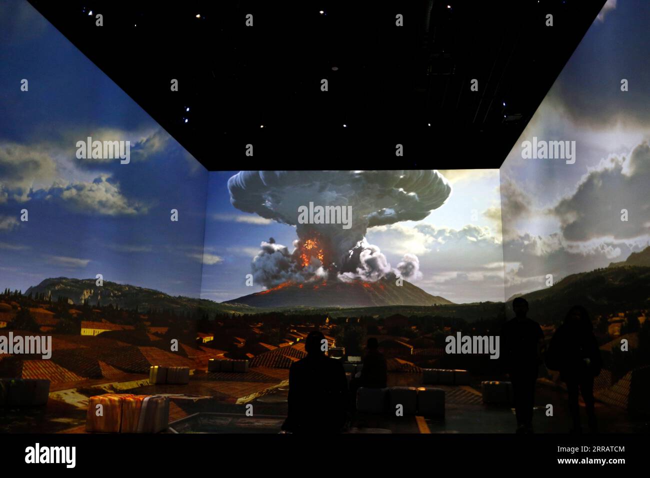 Appearance of the immersive exhibition 'The last days of Pompeii' at ...