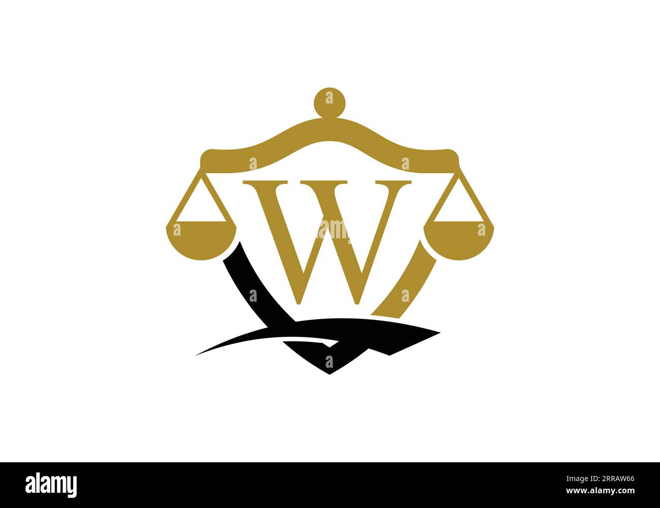 W law firm logo Stock Vector Images - Alamy