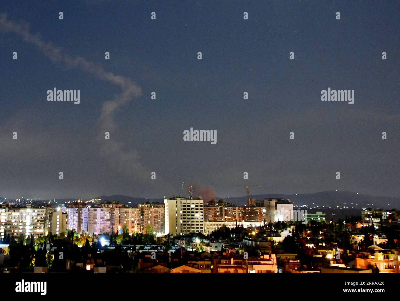 Syria damascus israel strike hi-res stock photography and images - Alamy