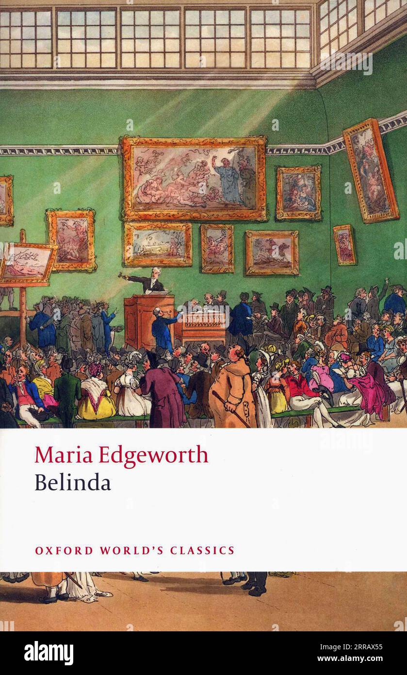 Book cover. "Belinda" by Maria Edgeworth. Oxford World's Classics Stock ...