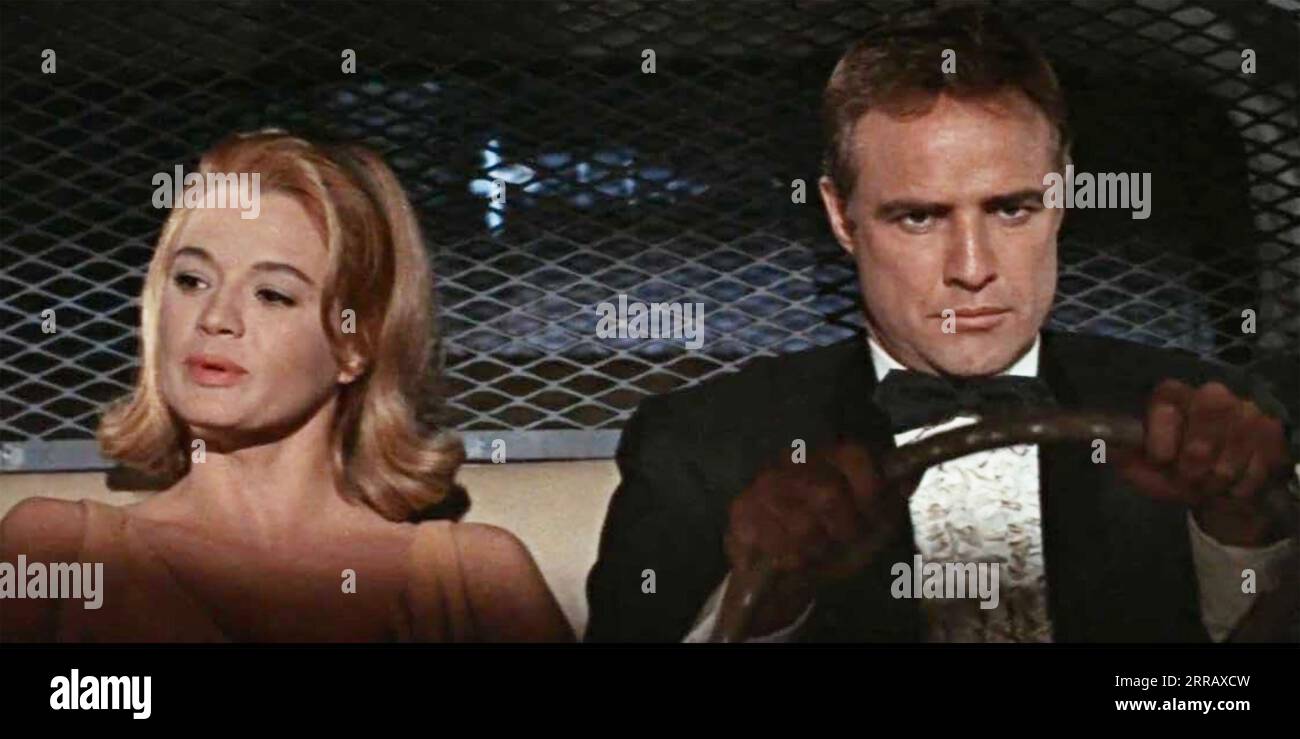 THE CHASE 1966 Columbia Pictures film with Marlon Brando at left and ...
