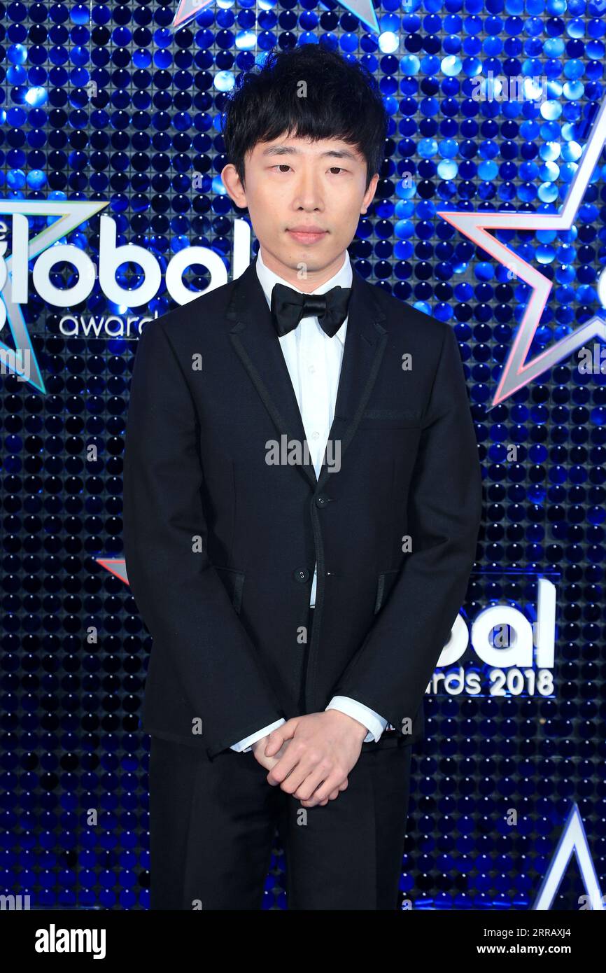 Ji Liu attends The Global Awards at Eventim Apollo, Hammersmith in ...