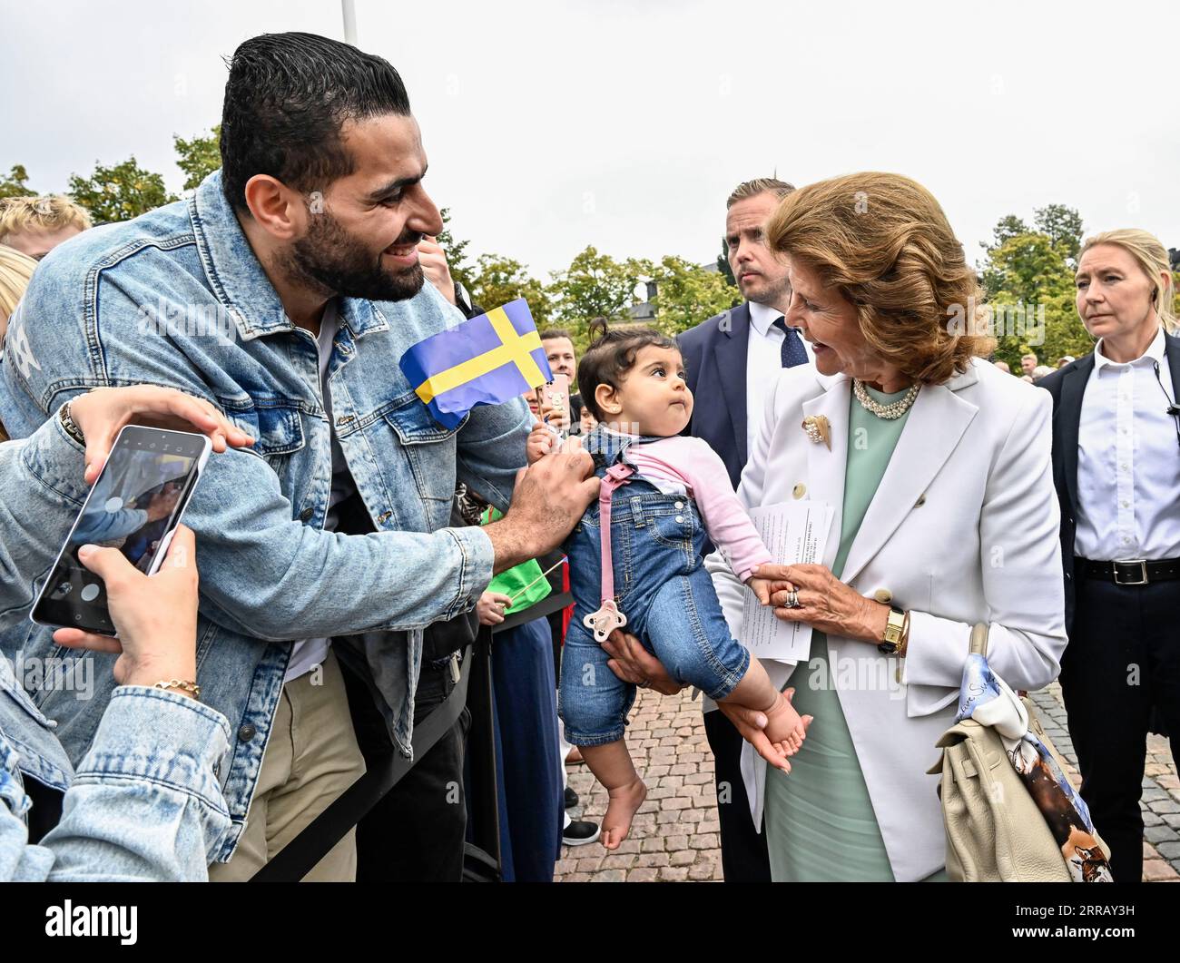 KARLSTAD 20230907King Carl Gustaf and Queen Silvia arrive at Stora ...