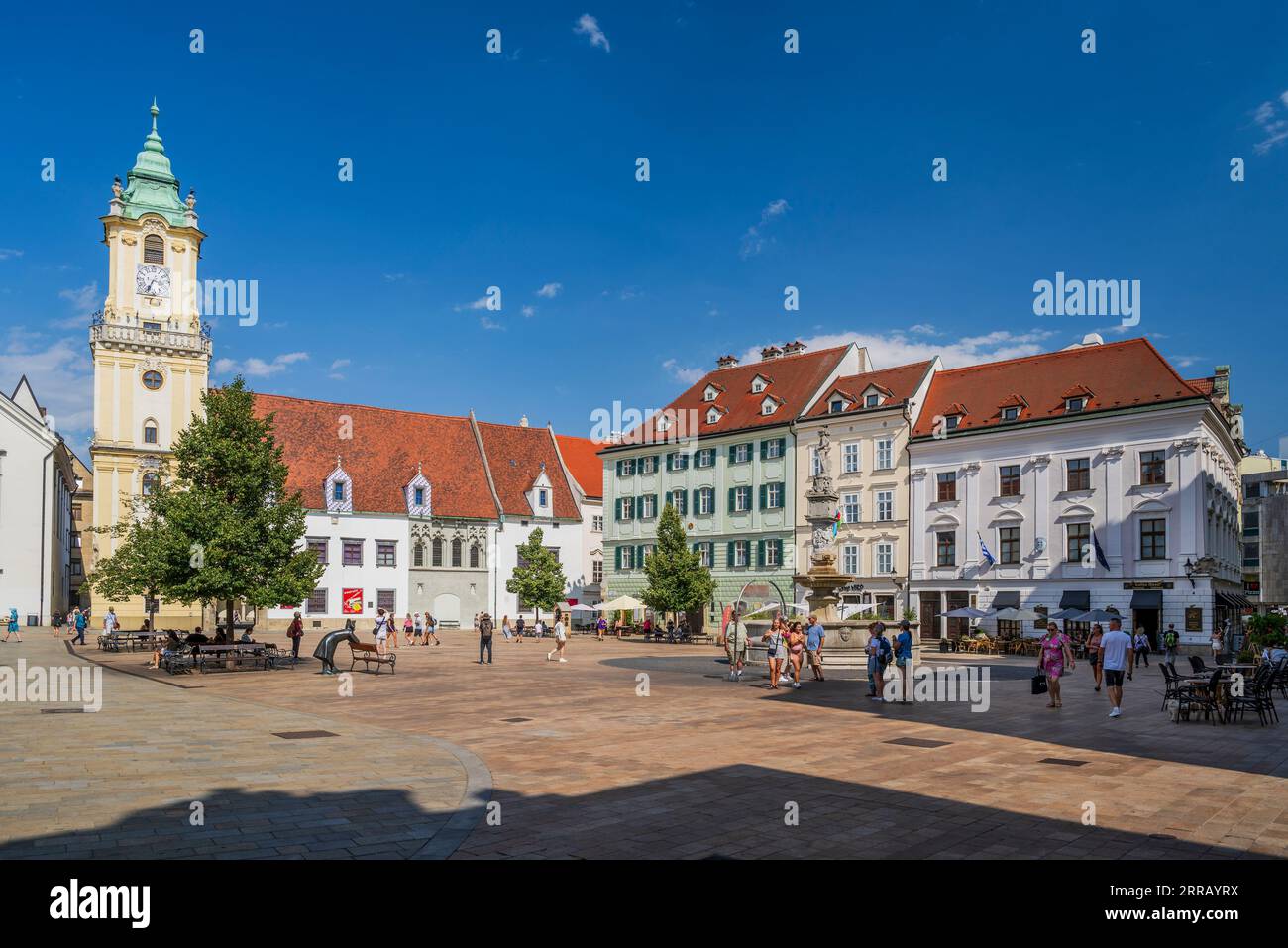 Main Square (Hlavne namestie), Bratislava, Slovakia Stock Photo - Alamy