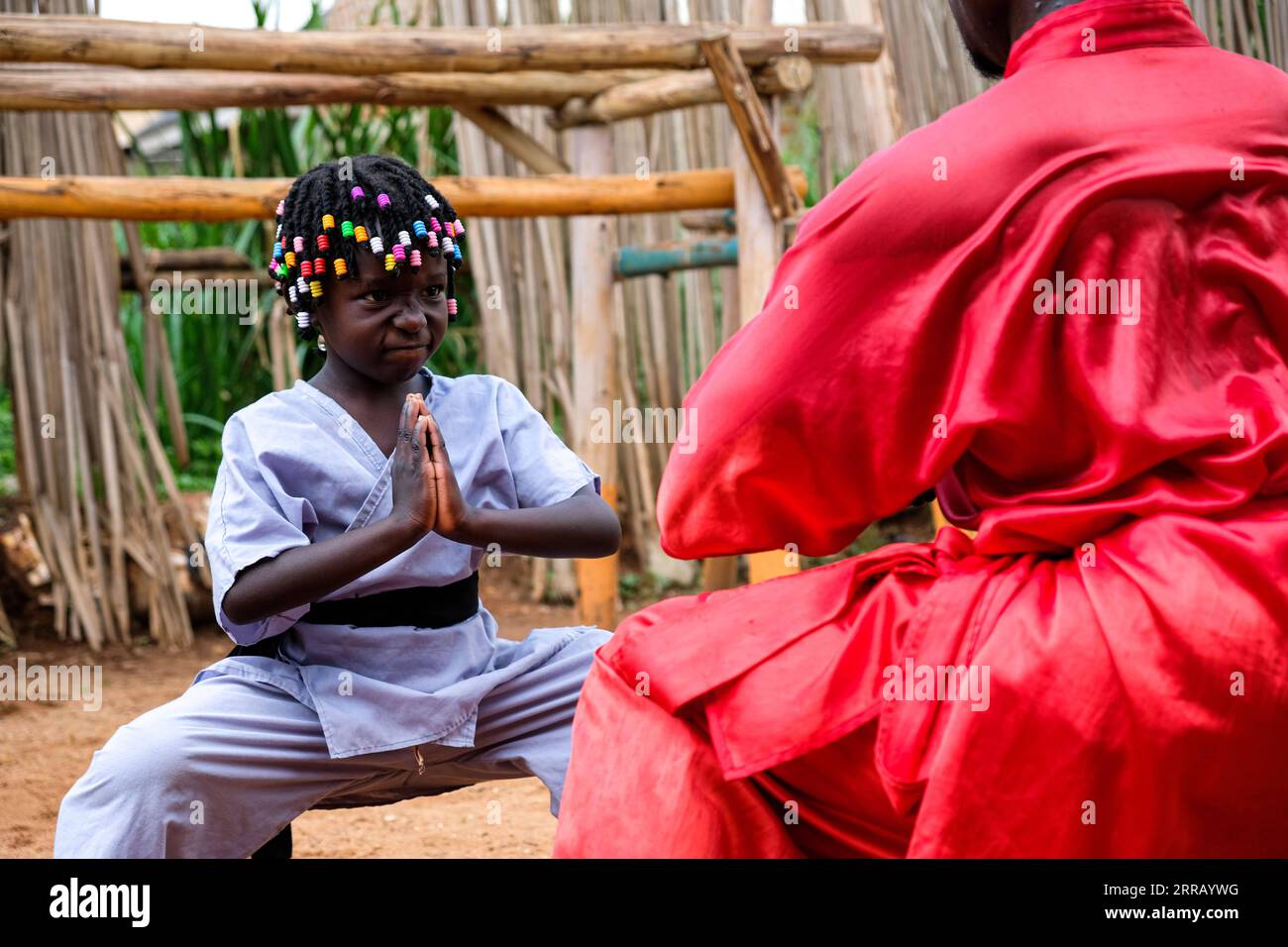 210823 -- WAKISO, Aug. 23, 2021 -- Hasifa Nakirijja L and her father ...